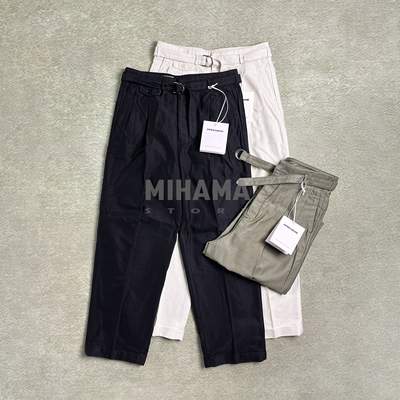 埃及棉系带休闲长裤25SS