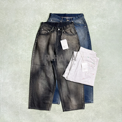 做旧5袋宽松牛仔裤25SS