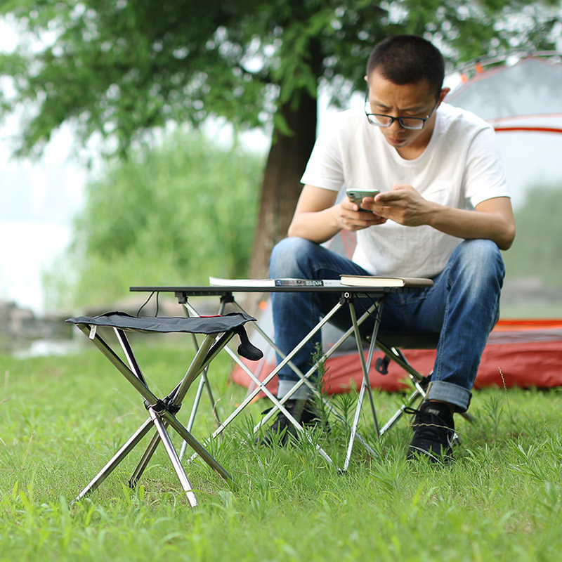户外伸缩折c叠凳便携式露营折叠椅 不锈钢迷你马扎凳轻便伸缩板凳