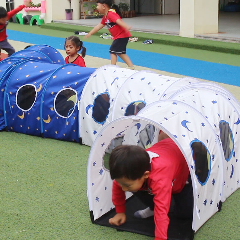 感统训练器材儿童爬行隧道筒亲子钻洞幼儿园游戏道具自闭症