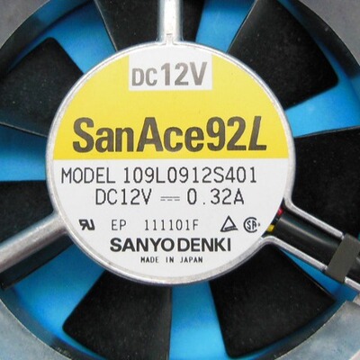 原装San Ace92L 109L0912S401 9cm 9025 12V 0.32A 散热风扇