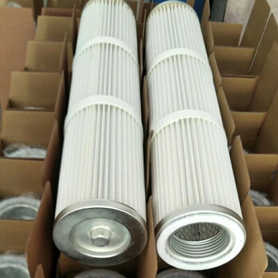 洁源厂家供应120x78x600除尘滤芯、 矿山设备滤芯、吸尘滤筒