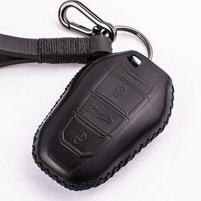 标致专用钥匙包308S新408 2008 3008 4008 301 50W8智能真皮钥匙