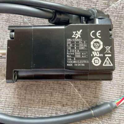 议价安川伺服电机SGMXJ-01AUA6SC2，拆机件，100W