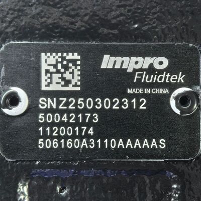 11200174  506160A3110AAAAAS # Impro Fluidtek，液压马达