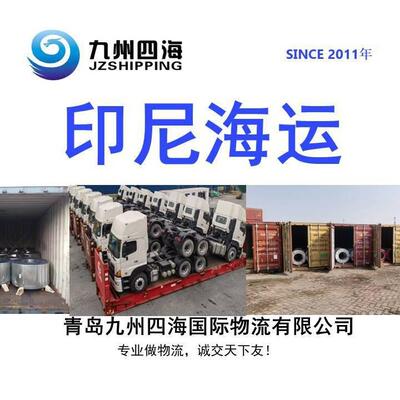 青岛天津到印尼巨港PALEMBANG海运整柜拼箱特种箱散货船清关