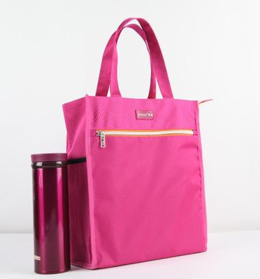 派格手提文件袋 学生B5防水收纳包饭盒袋 球纹加厚帆布拉链袋印字