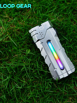 LOOP GEAR 户外多功能手电筒远射强光充电超长续航SK05PRO银色