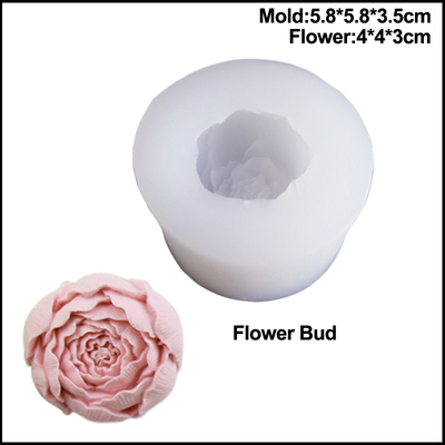 New Flower/Rose Candle Wax Silicon 3D Soap Mold Cake Decorat