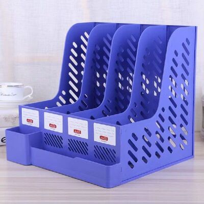 A4 File Box Three Columns Stable File Bar Papers Basket