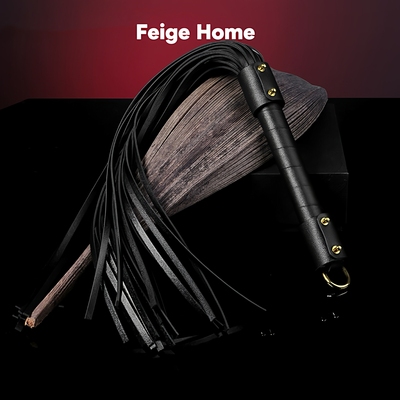 【非格之家】SP工具散鞭小皮鞭小圈实践工具新手不疼黑色鞭子