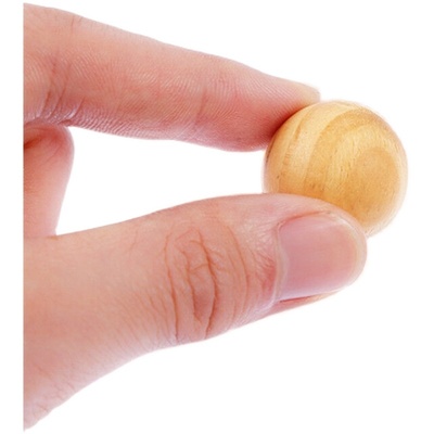 50pcs Pure Natural Camphor Wood Beads Hollow Ball Deodorant