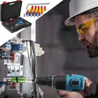 速发Cable+Stripping+Tool+Set+Drill+Wire+Stripping+Tool