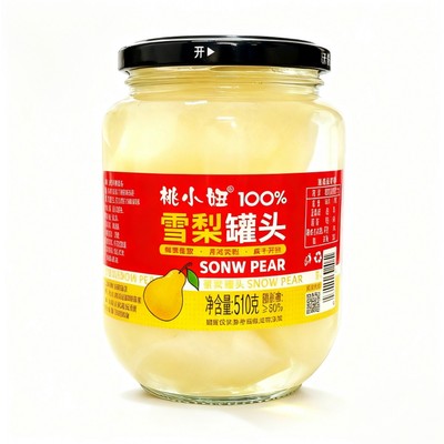 新鲜雪梨罐头冰糖雪梨水果罐头当季鲜果即食整箱瓶装砀山梨罐头