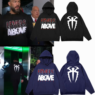 大狗新款部落酋长Roman Reigns罗曼雷恩斯薄款连帽上衣卫衣男圆领