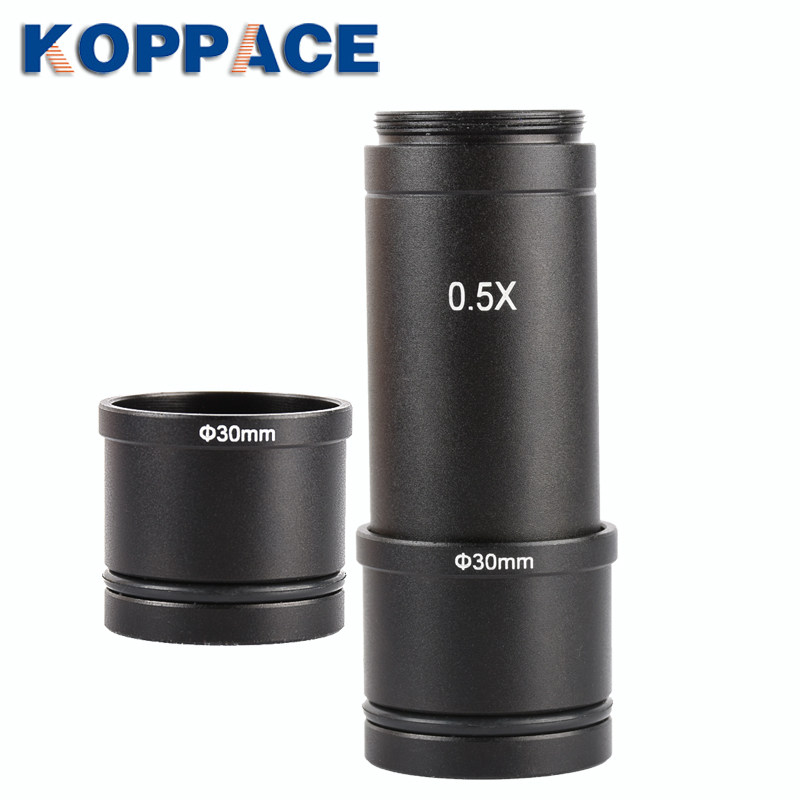 包邮0.5X显微镜电子目镜工业显微镜相机专用接口23.2转30/30.5mm