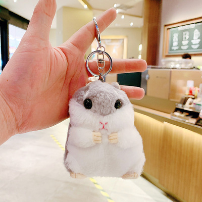 Hamster doll keychain pendant doll hamster cute backpack dol