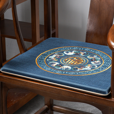 速发实木坐垫凳垫椅子垫红木沙发圈椅师太垫椅茶椅垫子座子中式海