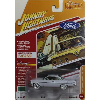 乔尼 1：64 1961年Chevy Impala SS 409合金汽车模型 隐藏款