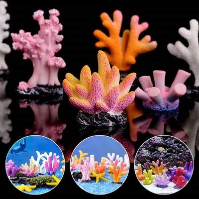 Hot Sales Aquarium Artificial Coral Decoration Colorful