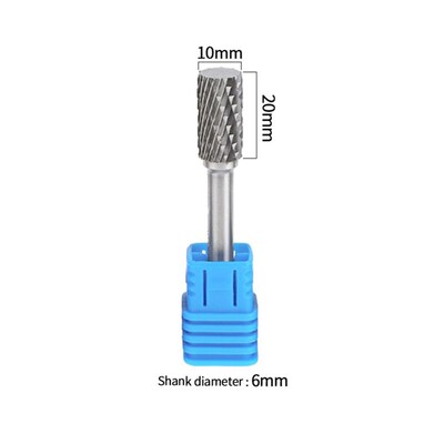 极速2pcs Tungsten Carbde Burr Rotary Fles Grndng Head Double