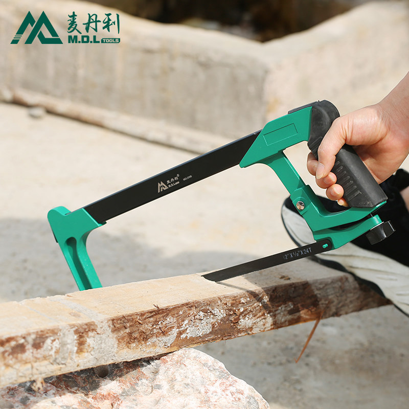 好货强力钢锯架家用迷你手工锯条小钢据木工小型拉花剧铁锯弓锯子