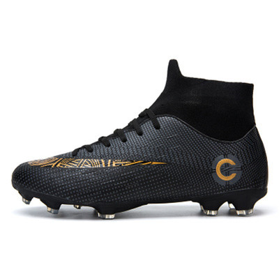 好货Hot Sale Mens Soccer Cleats High Ankle Football Shoes Lo