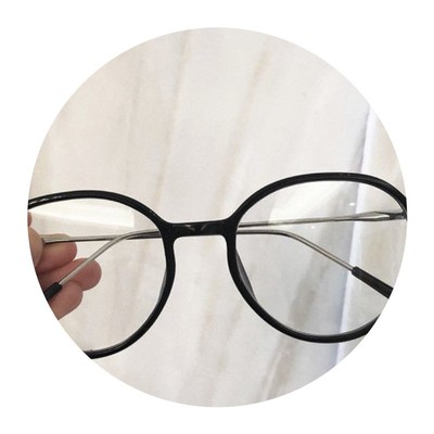 快速发货infs网红款素颜小框平光镜女韩版复古文艺百搭圆形近视眼