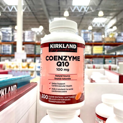 现货加拿大Kirkland可兰辅酶Q10酵素COQ10保护心脏100mg300粒