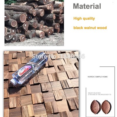 Southeast Asia Latest Design Art Wood mosaic tile Home Decor