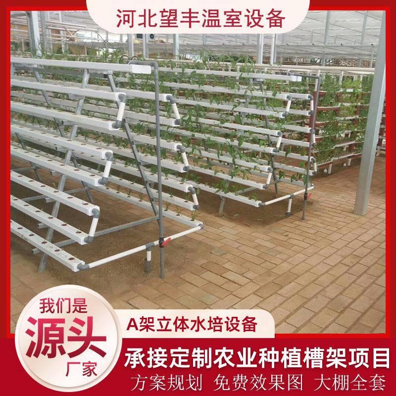 种植槽A型支架水培式管道NFT无土栽培植物工厂叶蔬菜温室智能设备 商品图