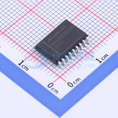 RS232芯片 MAX3222ECWN+T SOIC-18 MAXIM(美信) 电子元件原装正品