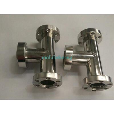 CF法兰三通接头/刀口超高真空松套活套/CF16/25/35/50/63/100/150