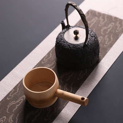 水瓢水勺舀实木竹茶则茶