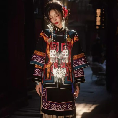 2025冬季新款彝族高级感民族服装