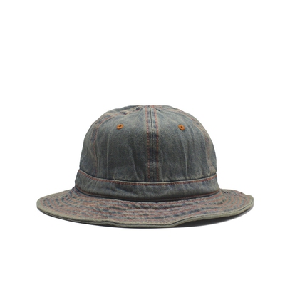 Denim Vintage Outdoor Collapsible Dome FishermanS Hat Sprin