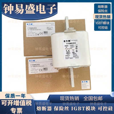 巴斯曼Bussmann熔断器170M6203 170M6204/6205 800A 1250V保险丝