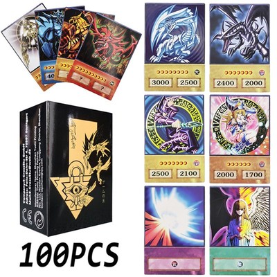 72-240PCS/Set of Yugioh Rare Flashcard Yu Gi Oh Game Paper C