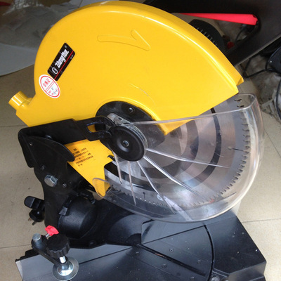 中粤切割机锯铝机1414/1214感应电机铁底座加重型台式14寸介铝机