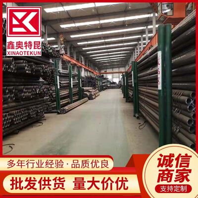 ASTM SA106B无缝钢管 表面喷漆两端倒角 电力化工用高压锅炉钢管