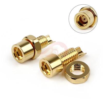 优质铍铜内包胶万能长款MMCX母座 DIY带螺纹mmcx母头IE800母座