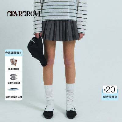 GROVE官方旗舰店2026SS春夏新款韩系下装短裙女 GS26SKC62