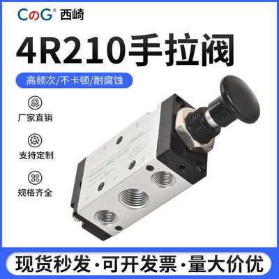 4R210-08手动换向阀 4R310-10电磁机械阀 4R410-15二位五通手拉阀