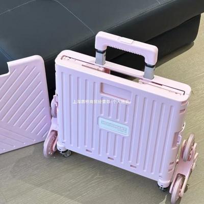 拉走买菜拿快递爬楼手拉小推车鸣玙轻便折叠超市购物小推车带盖