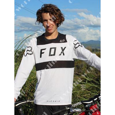 FOX夏季山地车越野骑行服山地自行车摩托车速降服男长袖机车t恤男