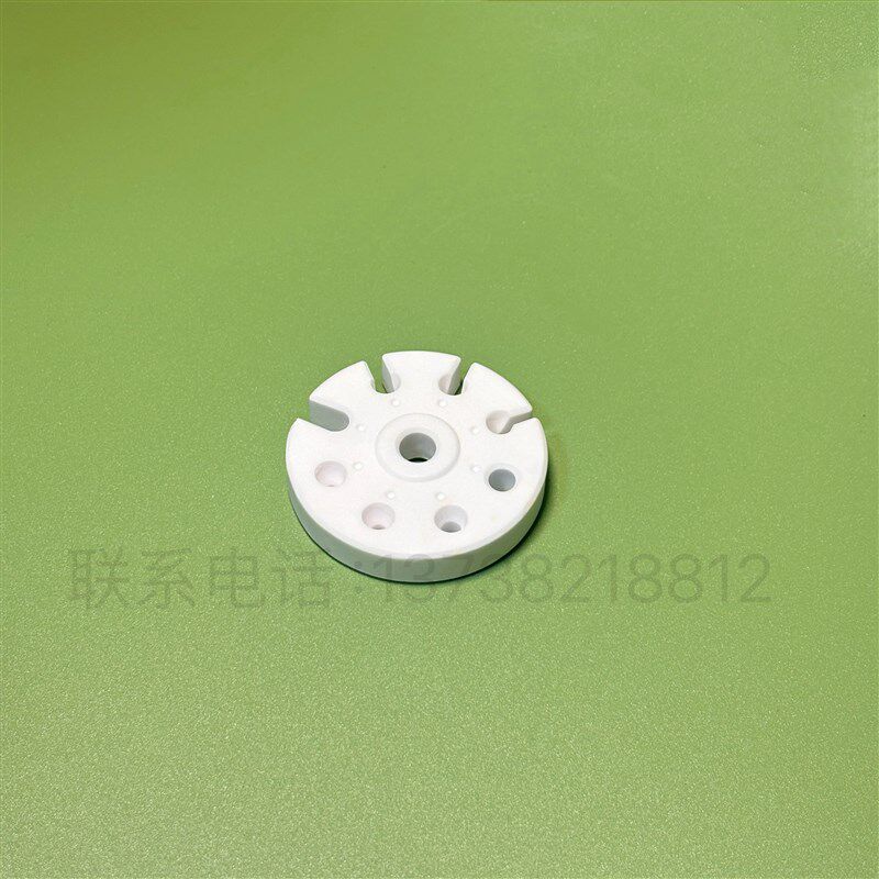热销氧化铝陶瓷件订做加工耐高温耐磨绝缘氧化锆99瓷片环套柱工业