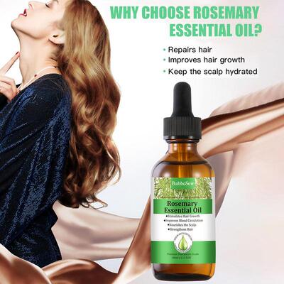 好货Rosemary Hair Oil 60ml Anti Hair Loss Fast Growth Essenc