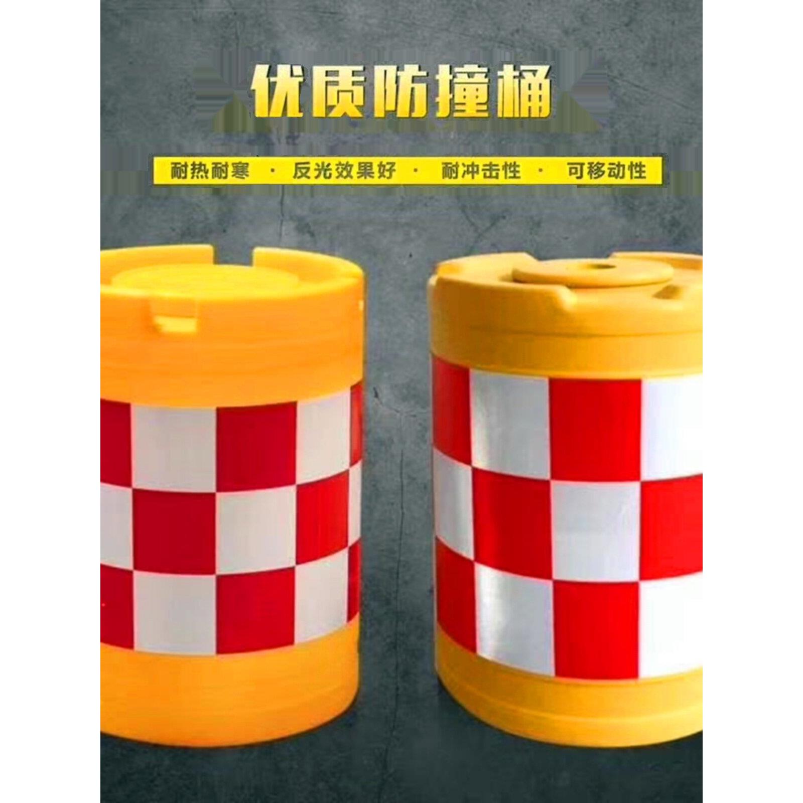 湖南全新料注水围挡1.8米1.5米防撞桶三孔水马市政道路隔离墩施工