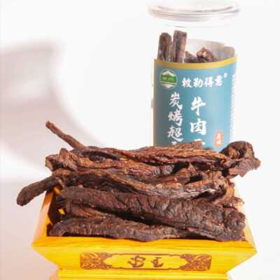 敕勒得意牛肉干炭烤（九成干）碳烤