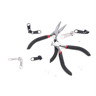 194pcs Zipper Replacement Head Zipper Repair Kit Fix Zip Sli